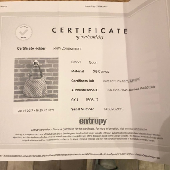 Gucci | Bags | Gucci Canvas Hobo W Certificate Of Authenticity | Poshmark